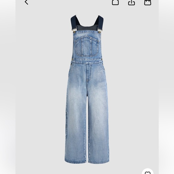 Cider | Jeans | Cider Wide Leg Overalls Size Small Nwt | Poshmark